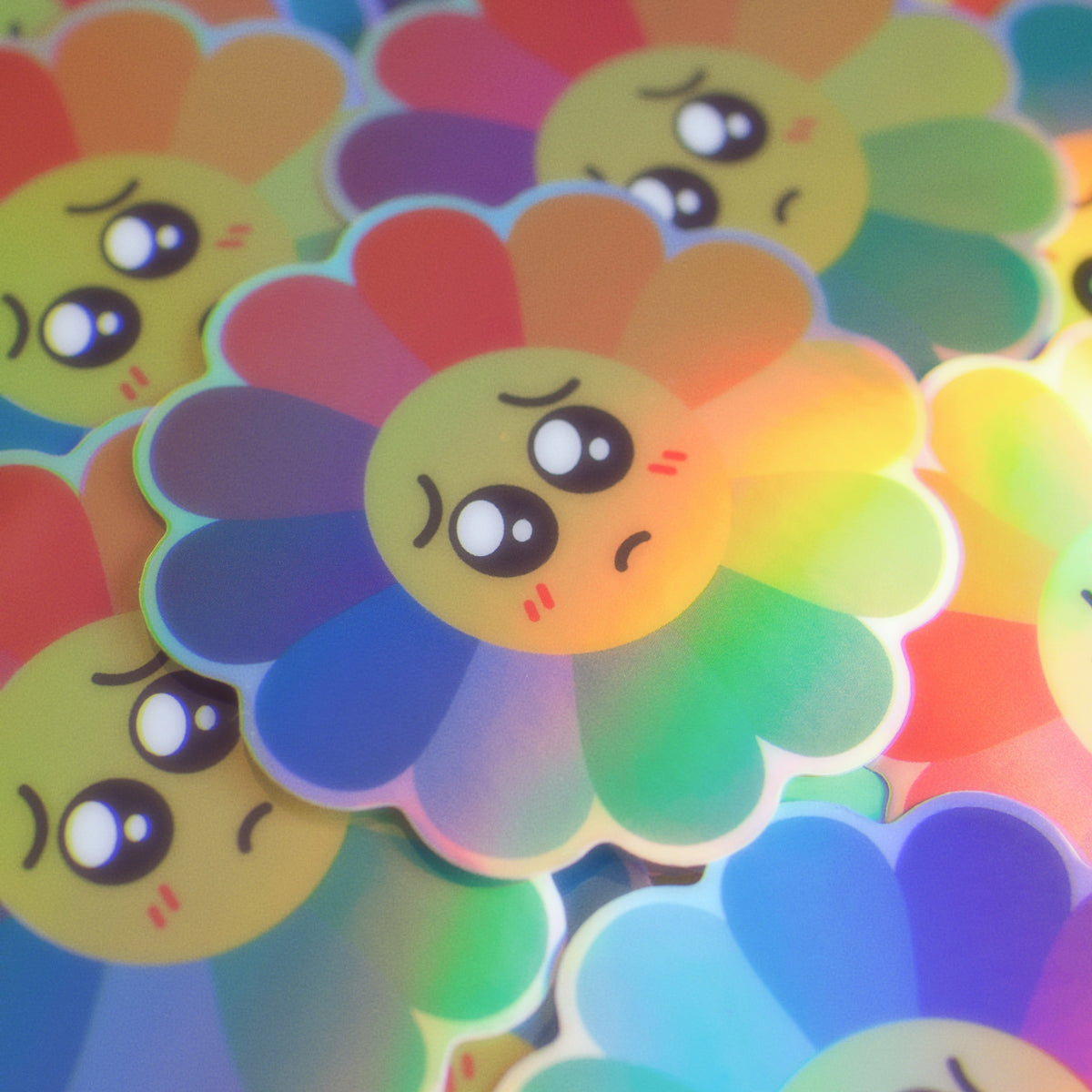 Hobi Flower Power 💜 BTS Sticker – JJANGPINS